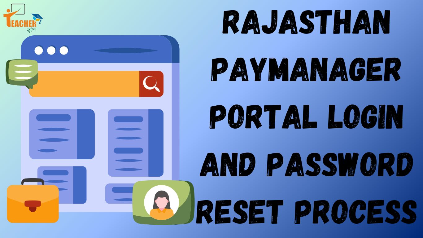 Rajasthan PayManager Portal Login And Password Reset Process